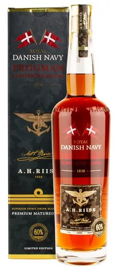 A. H. Riise Frogman Rum (0,7L 60%) - Alkoholnet.hu